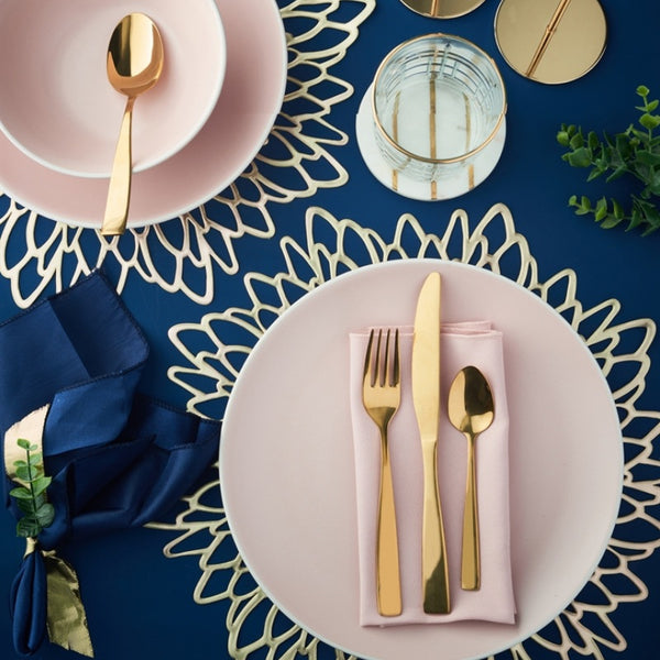 Viners Everyday Purity Gold 18/0 16 Piece Cutlery Set | DIY DIRECT