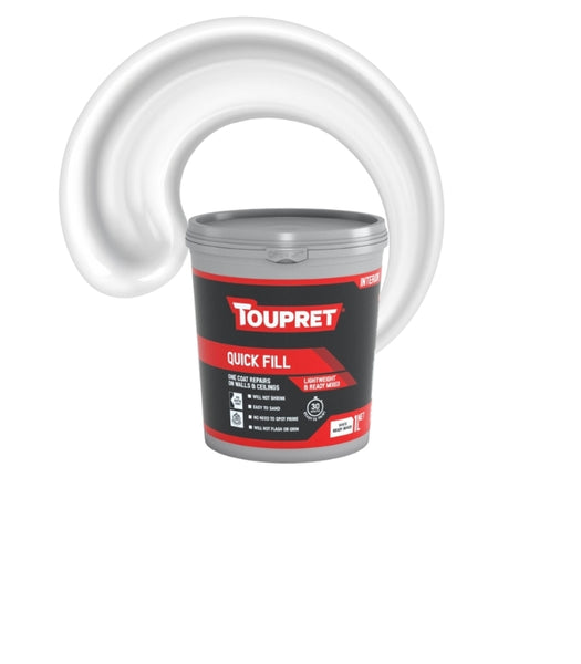 Toupret Quick Fill Ready Mixed Lightweight Interior Filler | DIY DIRECT