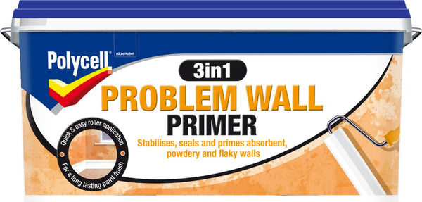 Polycell 3 in 1 Problem Wall Primer - 2.5 Litres | DIY DIRECT