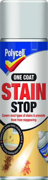 Polycell One Coat Stain Stop Paint - Paint or Aerosol | DIY DIRECT