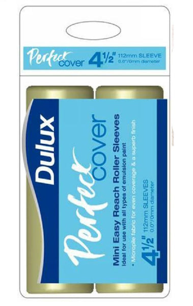 Dulux - Perfect Cover Easy Reach Mini Paint Roller Sleeve - 2 Pack ...