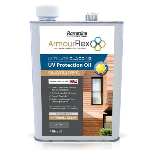 Armourflex Ultimate Cladding UV Protection Oil Natural Clear - 4 Litre ...