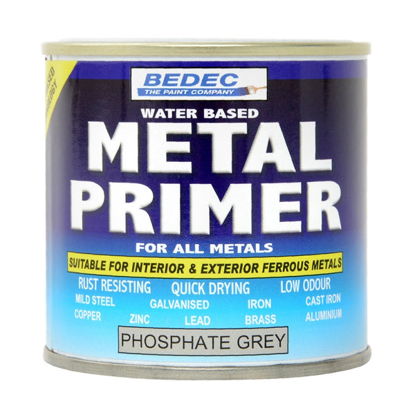 Bedec All Metals Primer Paint - Phosphate Grey - All Sizes | DIY DIRECT