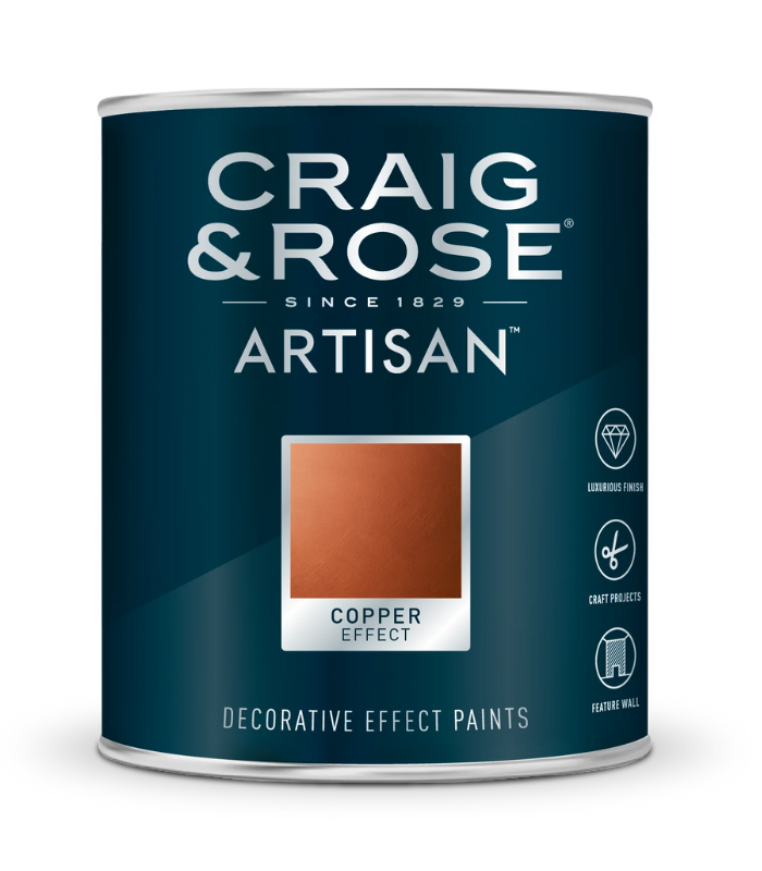 Craig and Rose Artisan Copper Effect Paints | DIY DIRECT