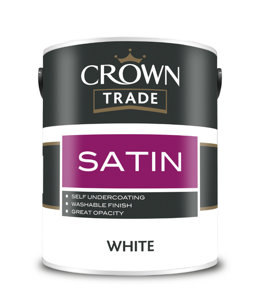 Crown Trade Satin Finish - White | DIY DIRECT