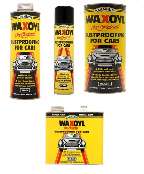 Hammerite - Waxoyl Black - Car Rust Proofing - All Sizes | DIY DIRECT