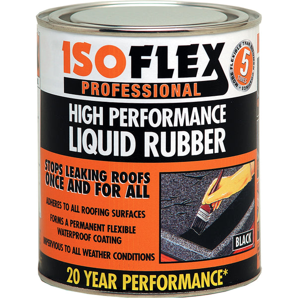 Isoflex Professional Liquid Rubber - Black - All Sizes | DIY DIRECT