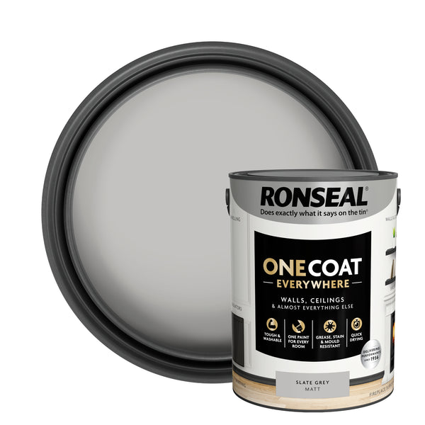 Ronseal One Coat Everywhere Matt Paint - All Colours - All Sizes | DIY ...