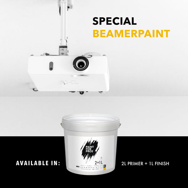 High Quality Projector Presentation Wall Beamer Paint - White - 8m2 Ki ...