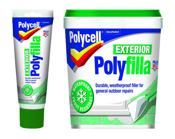 Polycell Polyfilla Multi Purpose Exterior Filler - Ready Mixed Tube or ...