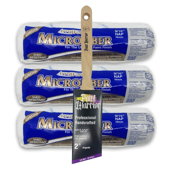 Paint Warrior and Arroworthy Pro Pack Brush / Roller Combo - 4pc Set ...