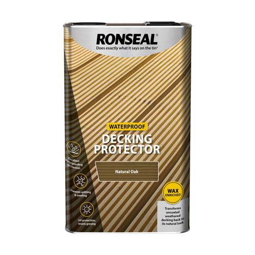Ronseal Decking Protector - Natural Oak - 5 Litre | DIY DIRECT