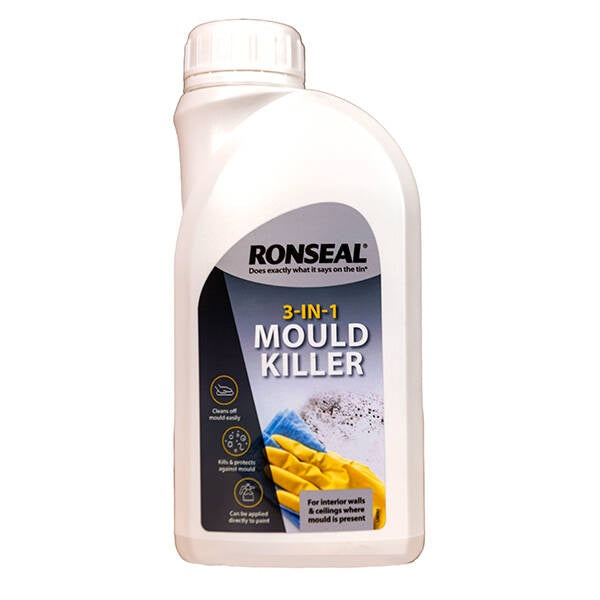 Ronseal 3 in 1 Mould Killer - 500ml - Bottle or Spray | DIY DIRECT