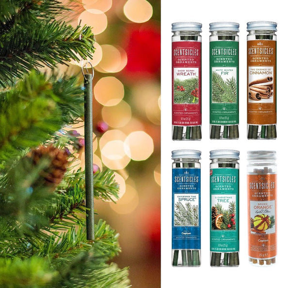 Scentsicles Christmas Scent Sticks - Ornaments Hanging Tree Decoration ...